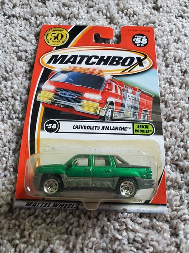 2002 Matchbox Chevy Avalanche (MB58) new in package. | eBay