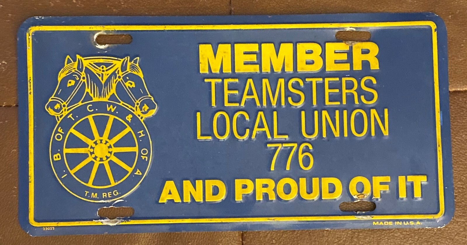 1990's MEMBER TEAMSTERS LOCAL UNION 776 AND PROUD OF IT BOOSTER License ...