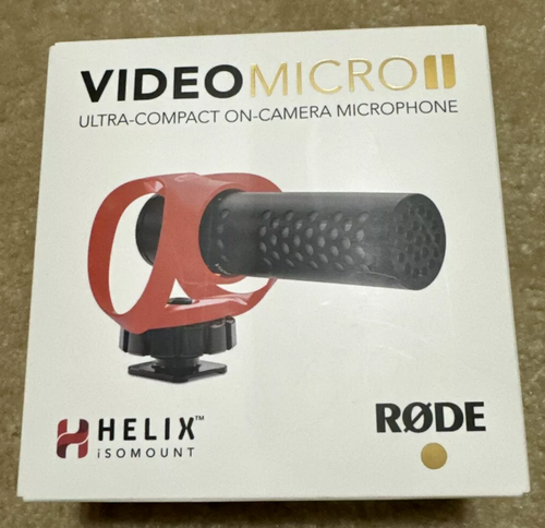 RODE VideoMicro II Ultra-Compact On-Camera Microphone NEW SEALED BOX ...
