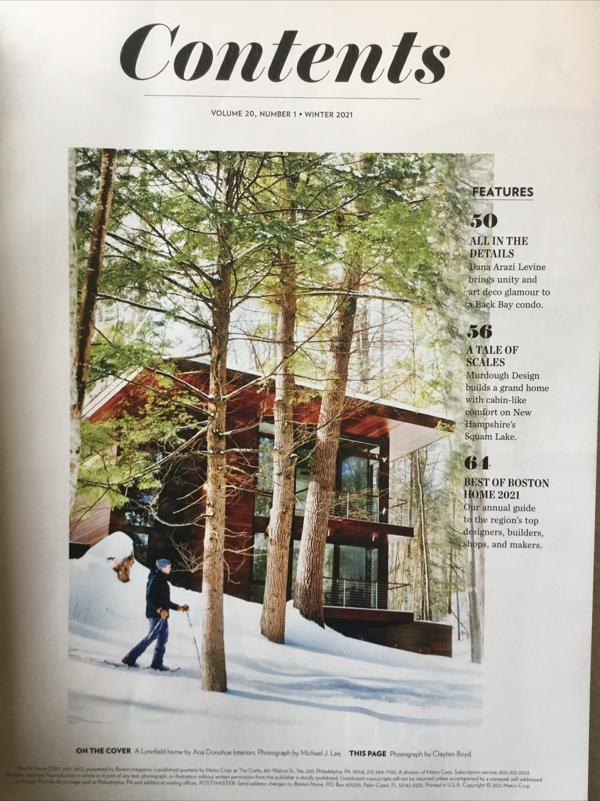 Boston Home Magazine Winter 2021 Best of Boston Home Interior Design ...