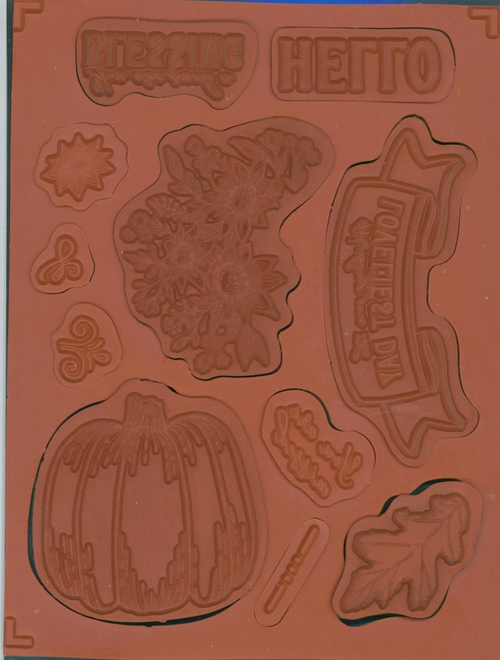 Retired Stampin' Up! Hello Harvest Stamps & Dies | eBay
