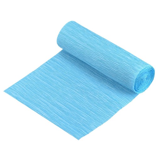 3pcs Crepe Paper Roll Decoration 8.2ft Long 5.9 Inch Wide Blue ...