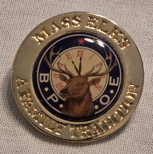 BPOE Elks Pin Massachusetts "A Family Tradition" | eBay