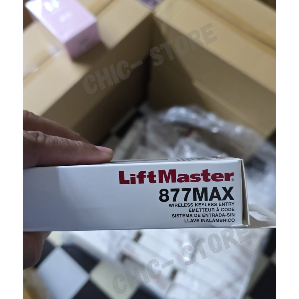 LiftMaster 877MAX Garage Door Opener Keypad Remote Keyless Entry ...