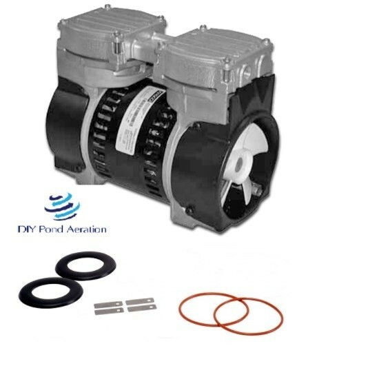 NEW Gast REBUILD KIT for 75R Rocking Piston Oil less Pumps K797 Service ...