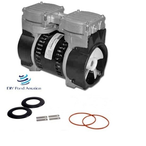 NEW Gast REBUILD KIT for 75R Rocking Piston Oil less Pumps K797 Service ...