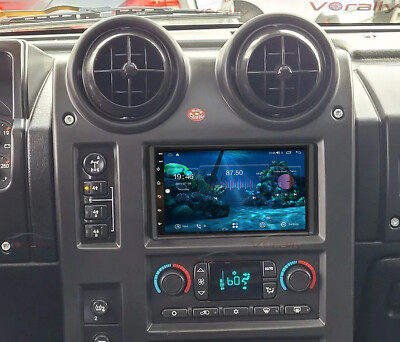 For 2003-2006 Hummer H2 Android 13 Apple CarPlay Android Auto Car Radio ...
