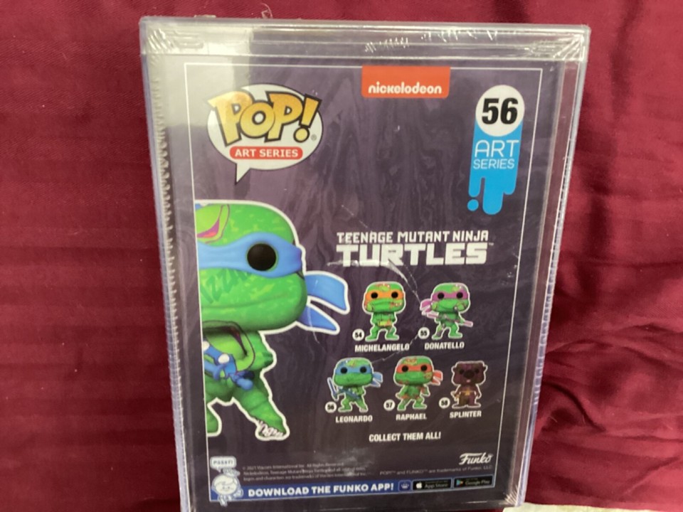 Funko Pop! Art Series: TMNT-Leonardo 56 in Protective Case NEW ...