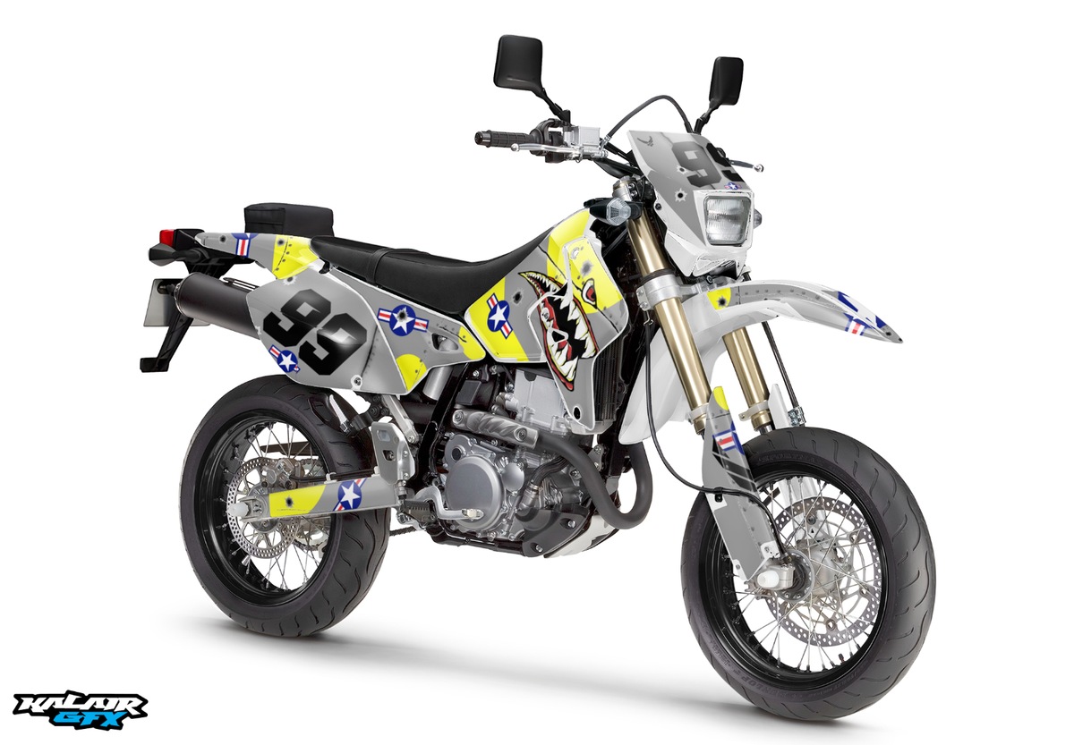 Drz400sm Graphics Kit Gray & Red Shift Graphics Kit Fits Suzuki ...