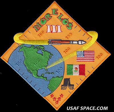 MORELOS-3 MEXSAT ATLAS V Launch ULA USAF CCAFS SATELLITE MISSION PATCH ...