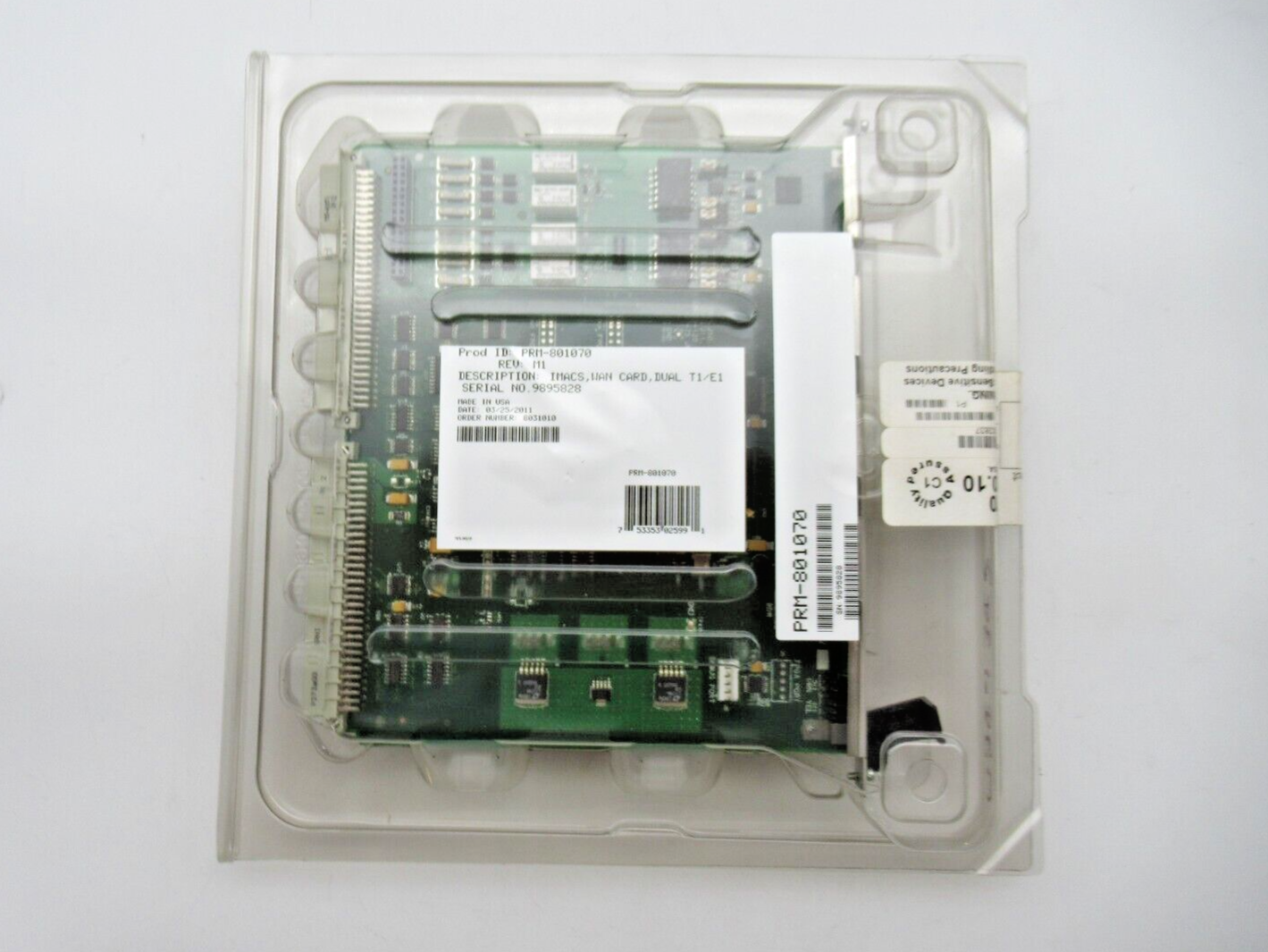 Motorola DSPREM801070 IMACS,WAN CARD,DUAL T1/E1 DSX/CSU STRAP FOR T1 ...