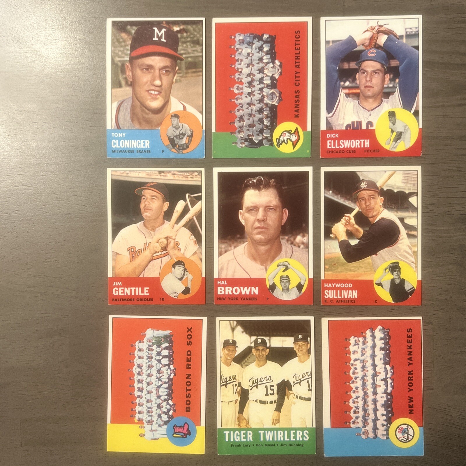 1963 TOPPS BASEBALL #201-573 COMPLETE YOUR SET FREE SHIPPING | eBay