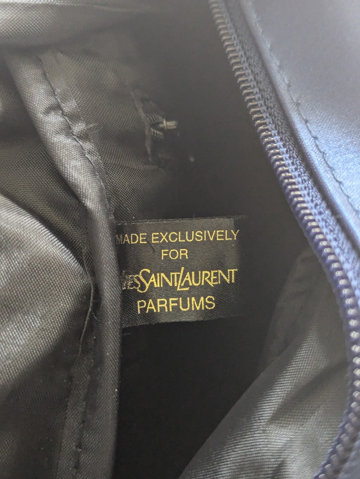 YVES SAINT LAURENT YSL Parfume Promo Adventurer Metallic Blue Backpack ...