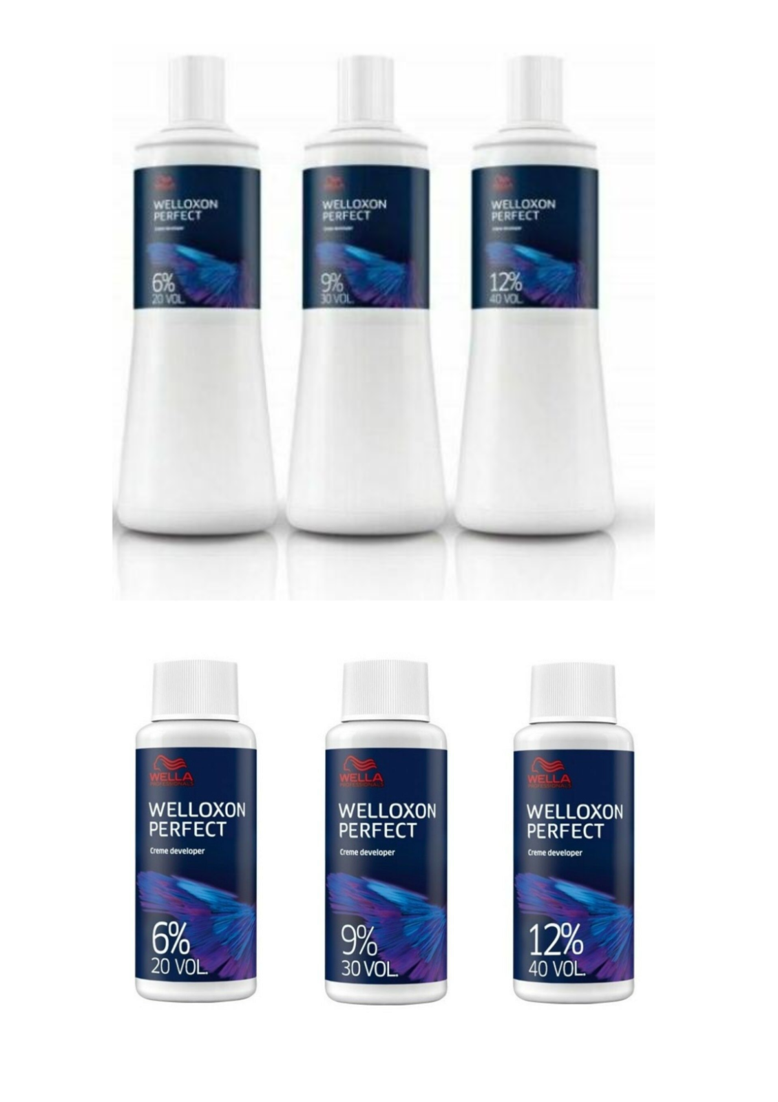 Wella Welloxon Perfect Peroxide 6%,9%,12% 500ml & 60ml **Free Delivery ...