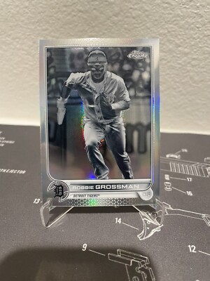 2022 Topps Chrome ROBBIE GROSSMAN Negative Refractor #169 DETROIT ...