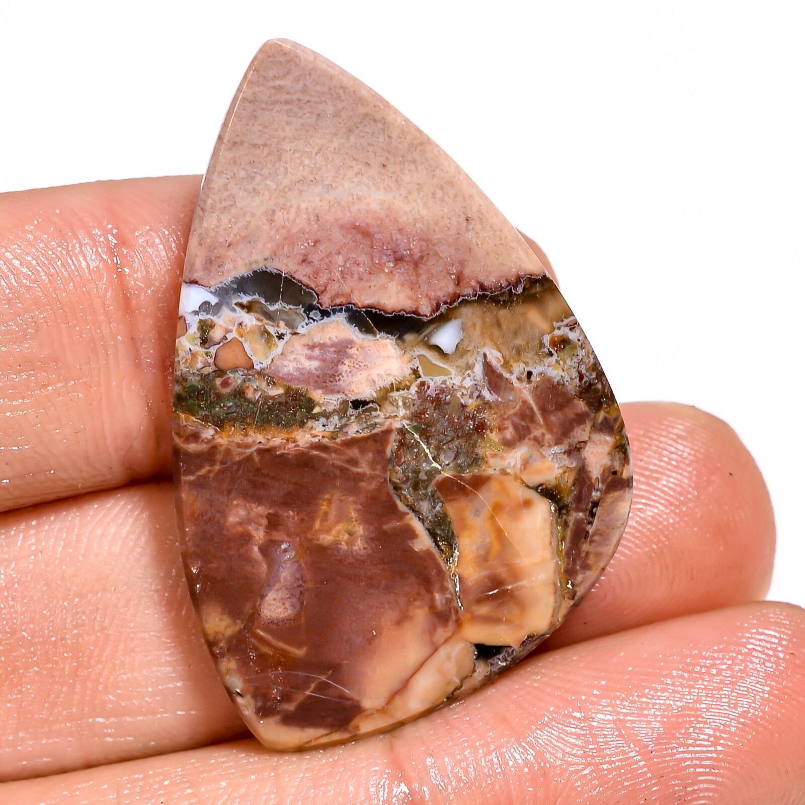 Natural Butterfly Jasper FANCY Cabochon, Jasper Loose Gemstone 30.65CT ...