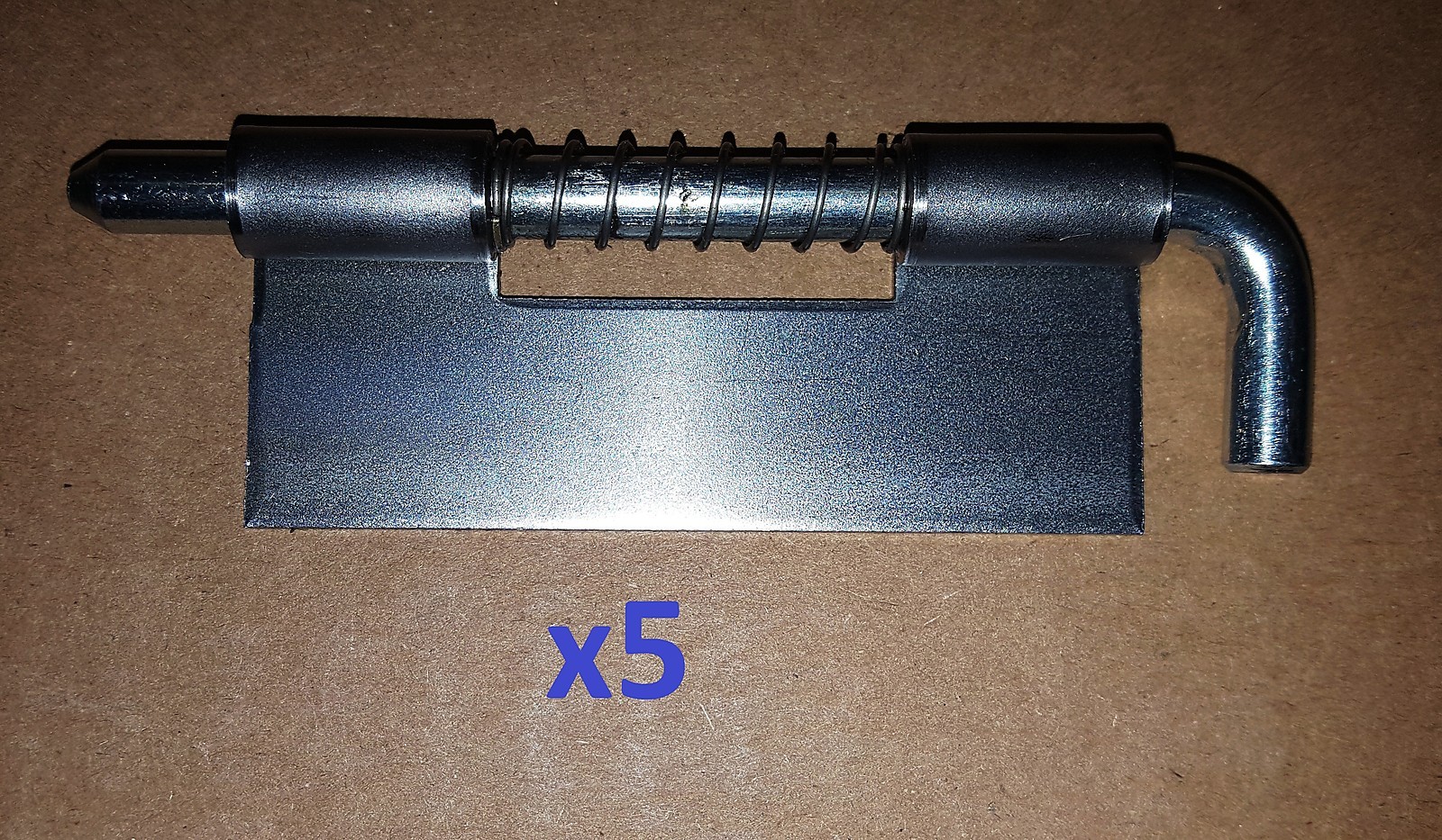 5 pc Steel Spring Release Latch Hinge 2-3/4 x 1-1/4 Door/Metal/Wood/DIY ...