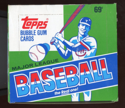 1987 TOPPS BASEBALL UNOPENED CELLO BOX, w/ 24 SEALED PACKS, 092525, V ...