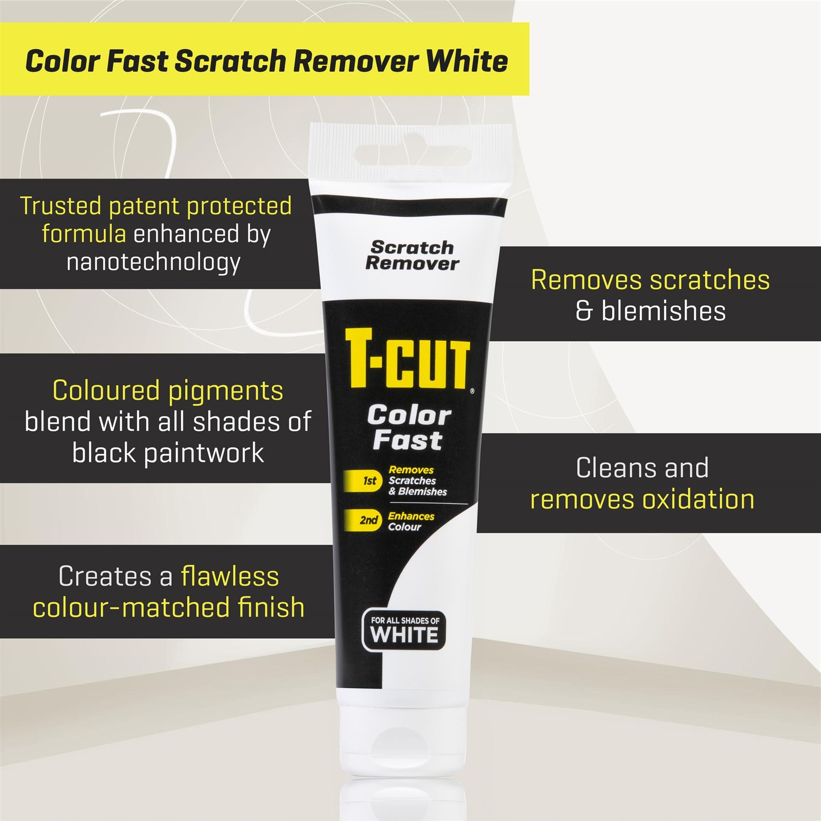T-Cut Fast Scratch Scuff Blemish Remover White Car Paint Cleaner ...