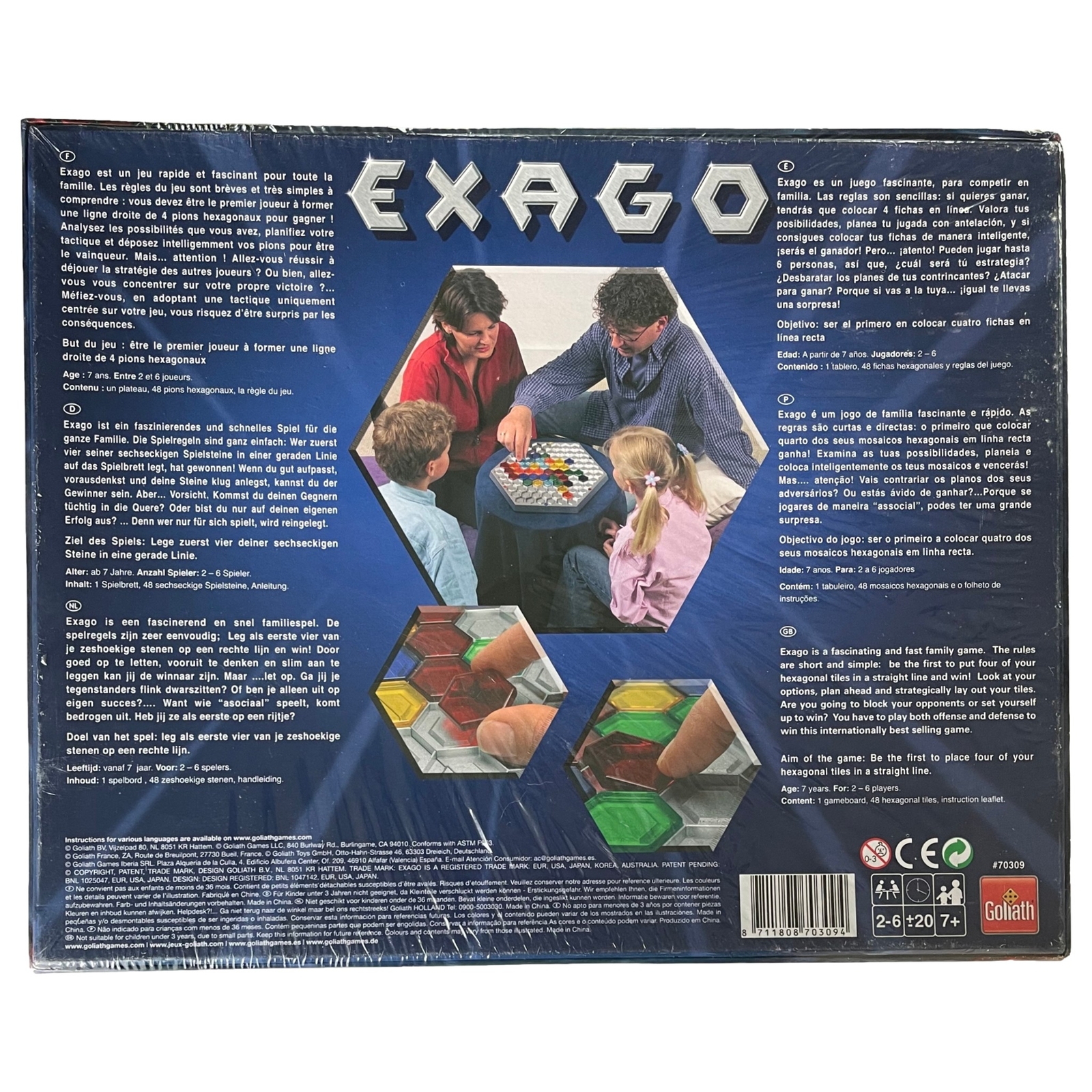 Exago Family Game of Strategy by Goliath 2 to 6 Players Ages 7 N14 for ...