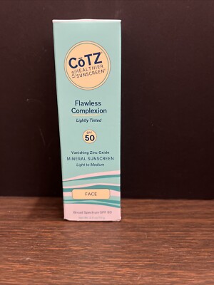 COTZ Flawless Complexion Face Prime & Protect Tinted Mineral Sunscreen ...