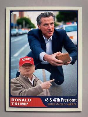 Donald Trump 2024 “47“ Custom ACEO Card Newscums Riot | eBay