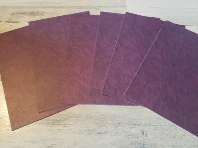 6 pieces dark purple pattern Scrapbook Paper 4x6 photo mats #1870 | eBay