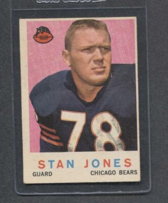 1959 Topps Football #96 Stan Jones (Bears) Ex | eBay