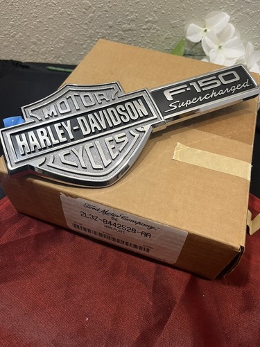 NEW Ford Harley Davidson Edition F-150 Supercharged Metal Emblem ...