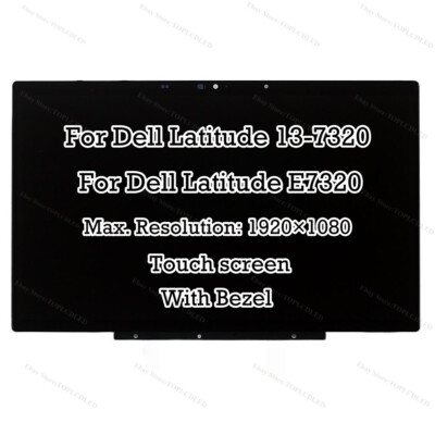 13" FHD LCD LED Panel Touch Screen Digitizer Assembly For Dell Latitude ...