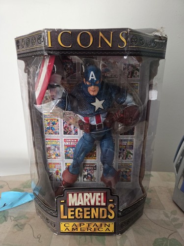 Marvel Legends Icons Series Captain America 12" Figure | eBay
