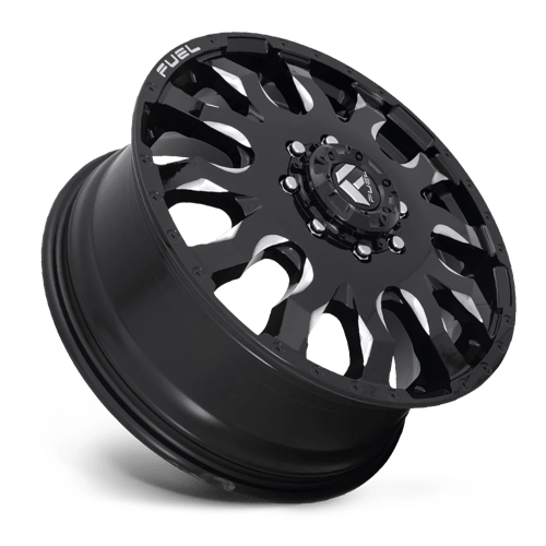 20X8.25 Fuel 1PC D673 BLITZ 8X170 105MM GLOSS BLACK MILLED (4) | eBay