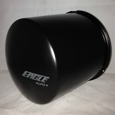 AMERICAN EAGLE ALLOYS BLACK BULLET FITS 4.25" BORE WHEEL RIM CENTER CAP ...