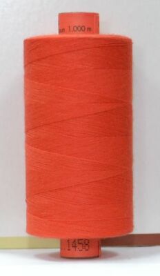 Rasant 120 Thread, 1000m, Colour 1458 BRIGHT RED ORANGE, Sewing ...