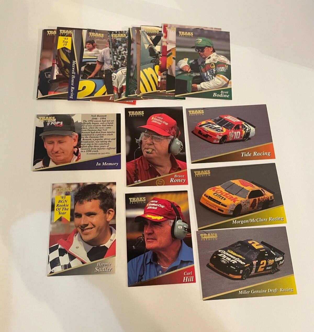 1994 Traks Premium Series 1 - 24 Race Cards Bundle | eBay