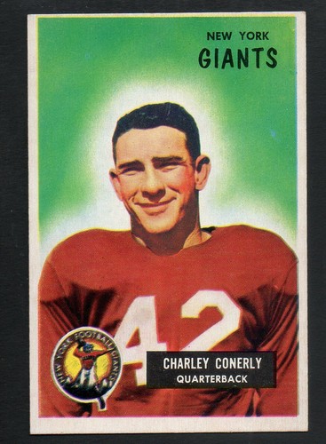 1955 Bowman Football Card #16 Charlie Conerly-New York Giants. | eBay