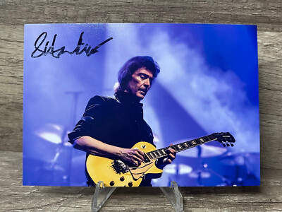 Steve Hackett Genesis Singer Hand Signed 4x6 Photo TC46-6220 | eBay