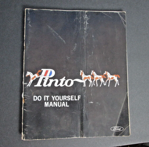 1970 Ford Pinto Official Owners Do It Yourself Service Manual Factory ...