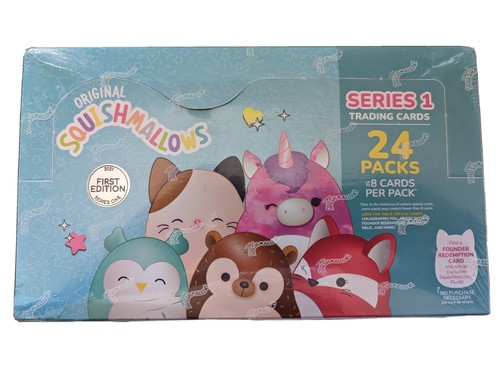 First 1st Edition Squishmallows Trading Cards Hobby Box Sealed 24 Packs ...