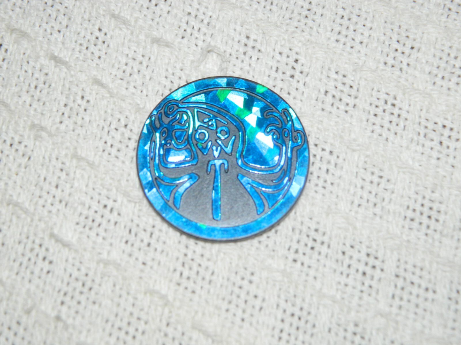 Vintage POG #2 POG Blue Ghost Monster Plastic POG Slammer | eBay