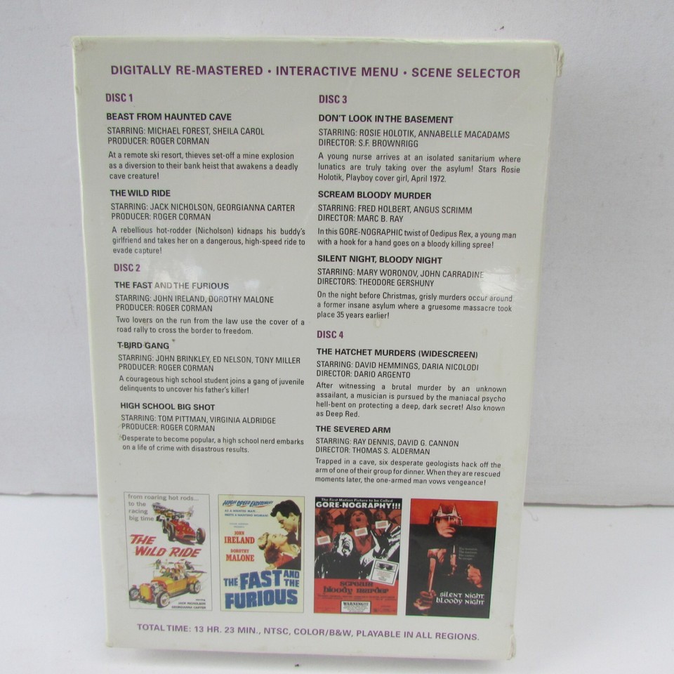 Roger Corman Drive-In Collection. DVD. 2-Disc/5 Movie Set. Cult Classic ...