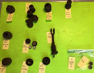 Wheel cylinder dust boot. About 1 9/16 i.d. x 1/2, lot of two. Item ...