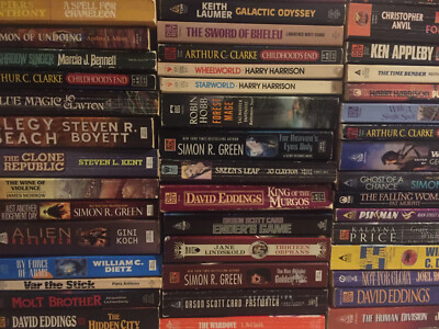 Lot of 10 Science Fiction/Fantasy Paperbacks Random Mix of Books | eBay