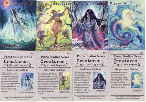 2025 Perna Studios Sketch Card Creatures of Myth and Legend 2 29-Card ...