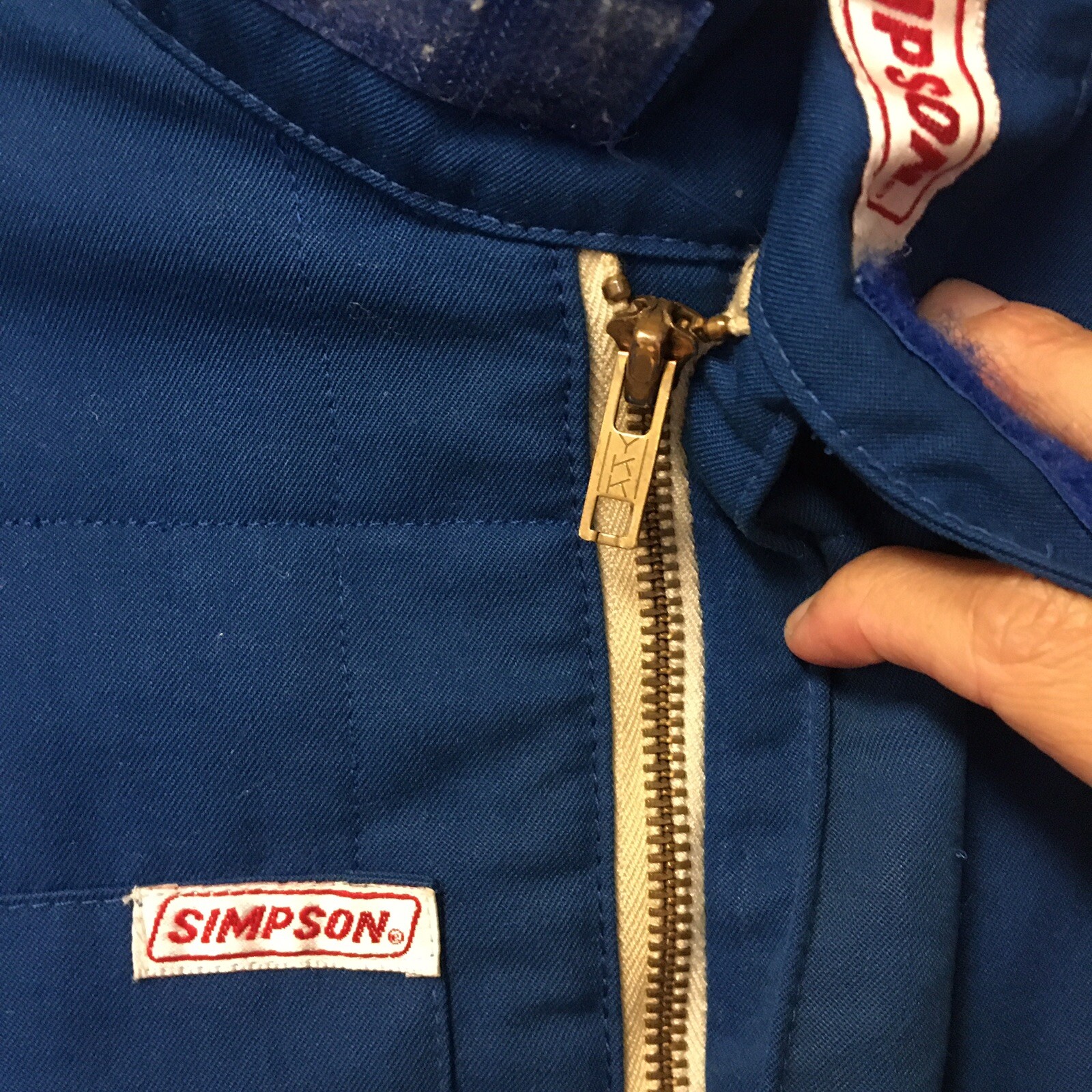 Simpson Racing Jacket Vintage Racing Jacket FLAME RET… - Gem