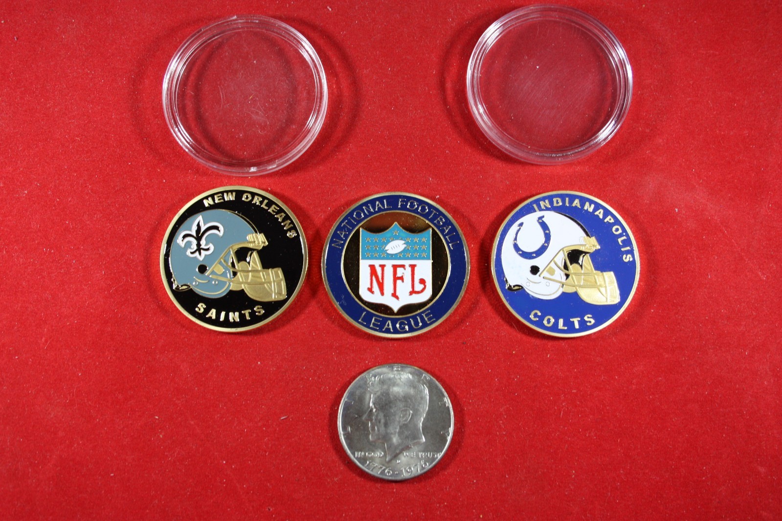 NFL Football Coin Set: 2010 Super Bowl XLIV 44: Saints vs Colts | eBay