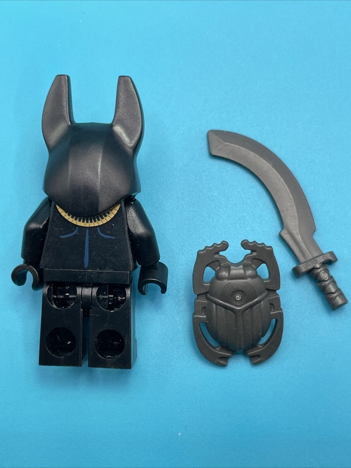 Lego Pharoah's Quest Anubis Guard Minifigure 7327 w/ Sword and Shield ...