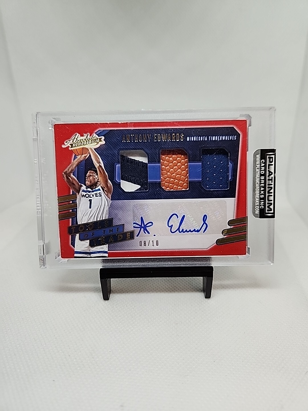 Anthony Edwards 2020-21 Absolute Memorabilia Tools Of The Trade Rookie ...