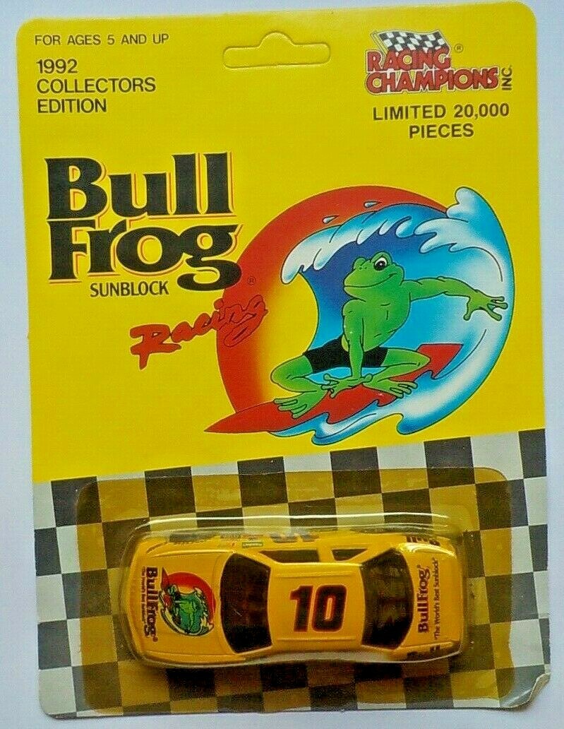 1993 RACING CHAMPIONS #10 BULL FROG SUNBLOCK Stock Car | eBay