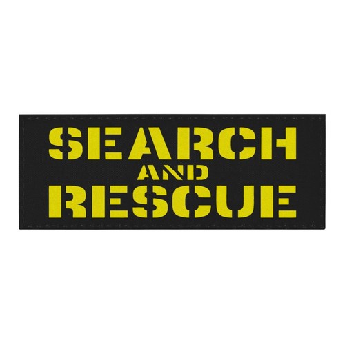 SAR search and rescue 3x8 reflective plate carrier high visibility hi viz patch | eBay